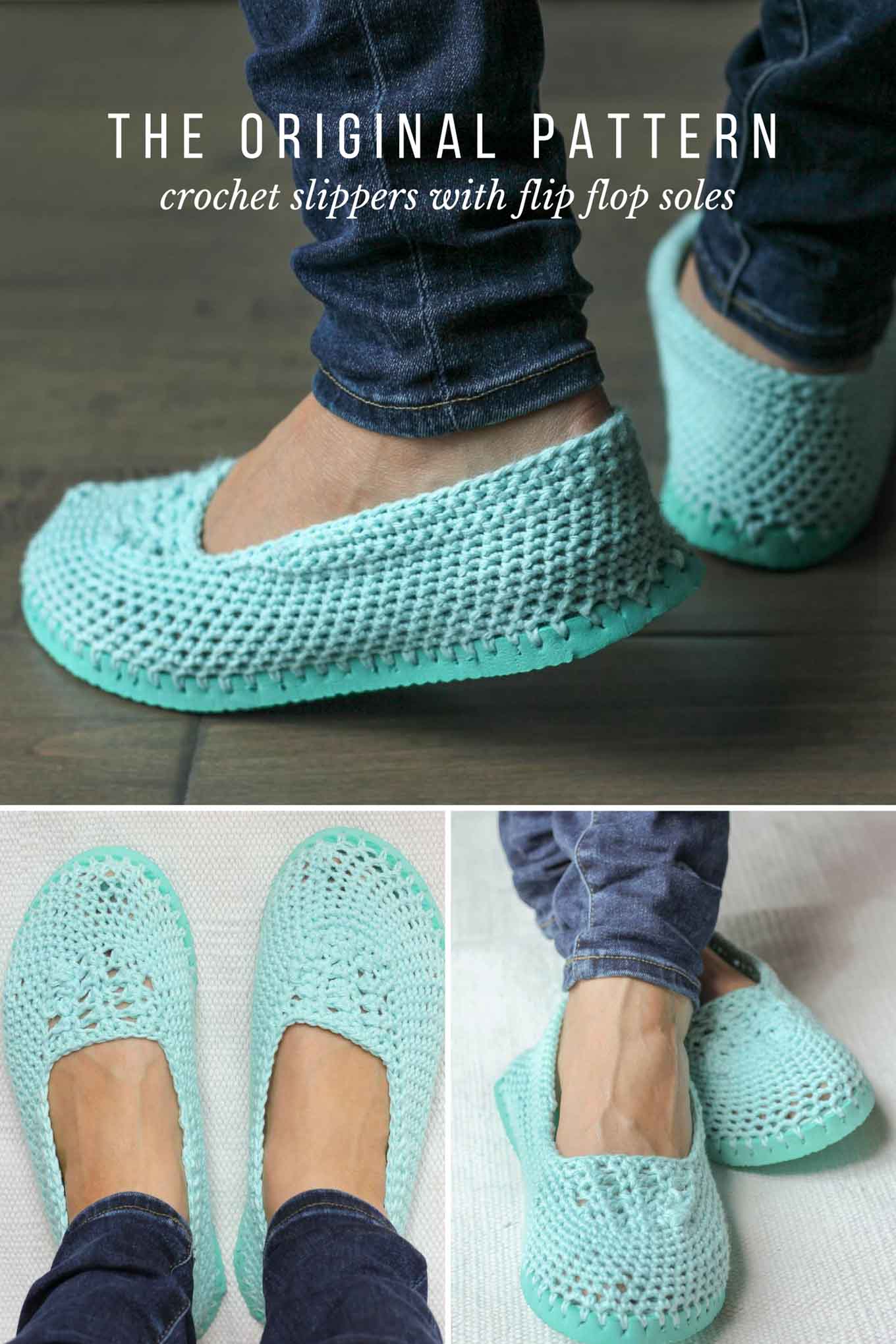 Slippers With Flip Flop Soles Free Crochet Pattern Diy From Home