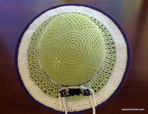 star sun hat - DIY From Home Crochet