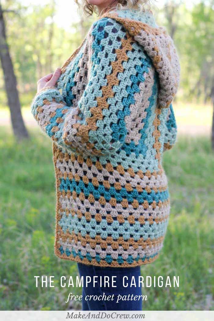 easy-crochet-hexagon-jacket-pattern - DIY From Home Crochet