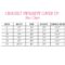 swimsuit cover up size chart - DIY From Home Crochet